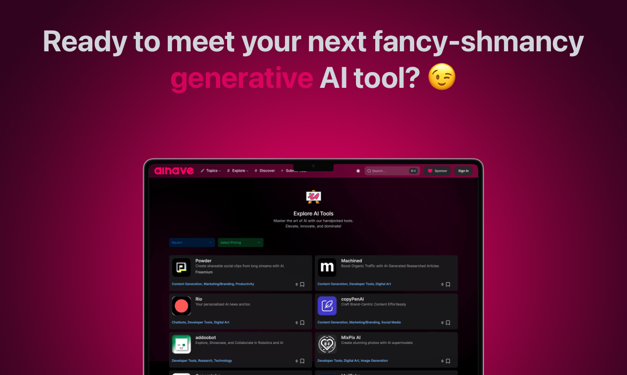 Explore Top AI Tools of 2025 - AINave